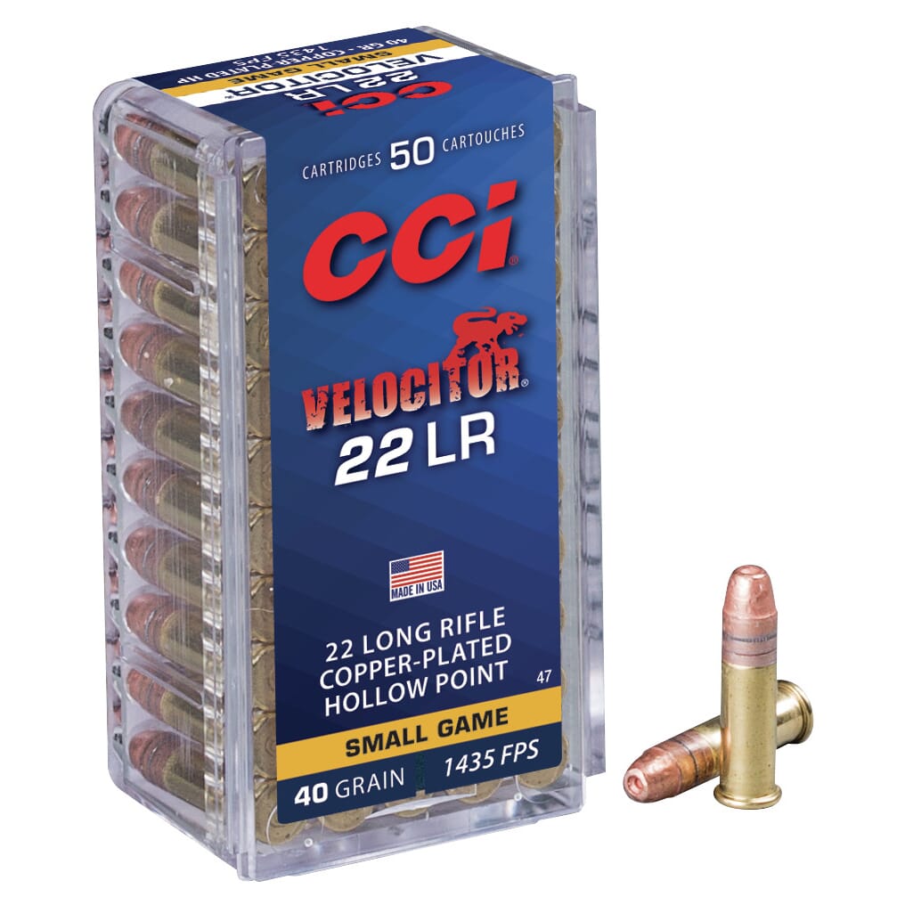 Cci Velocitor 22 LR 40Grs HP - Våpensmia
